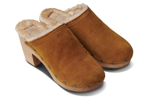 Leather and Shearling Clogs for Women | beek