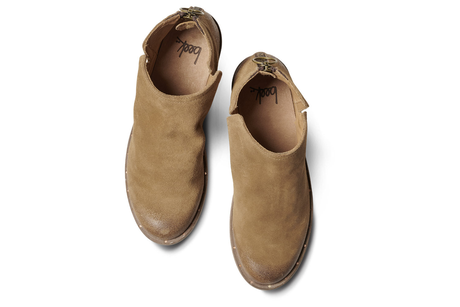 FALCON Chestnut Ankle Suede Boots | beek